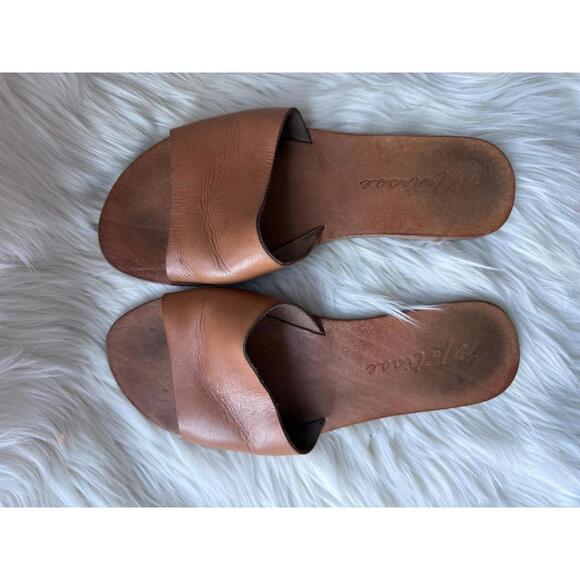 Matisse | Shoes | Matisse Carman Brown Leather Slide Sandals | Poshmark